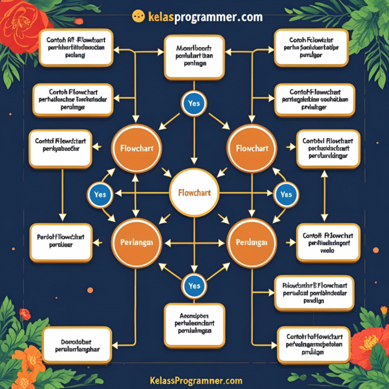 Contoh Flowchart Perulangan : For, While dan Do While – Kelas ...